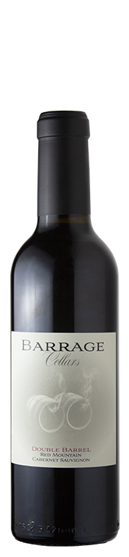 2018 barage cellars double barrel cabernet 375ml, red mountain | buon vino