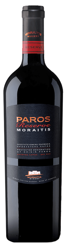 2015 moraitis estate paros red reserve, greece